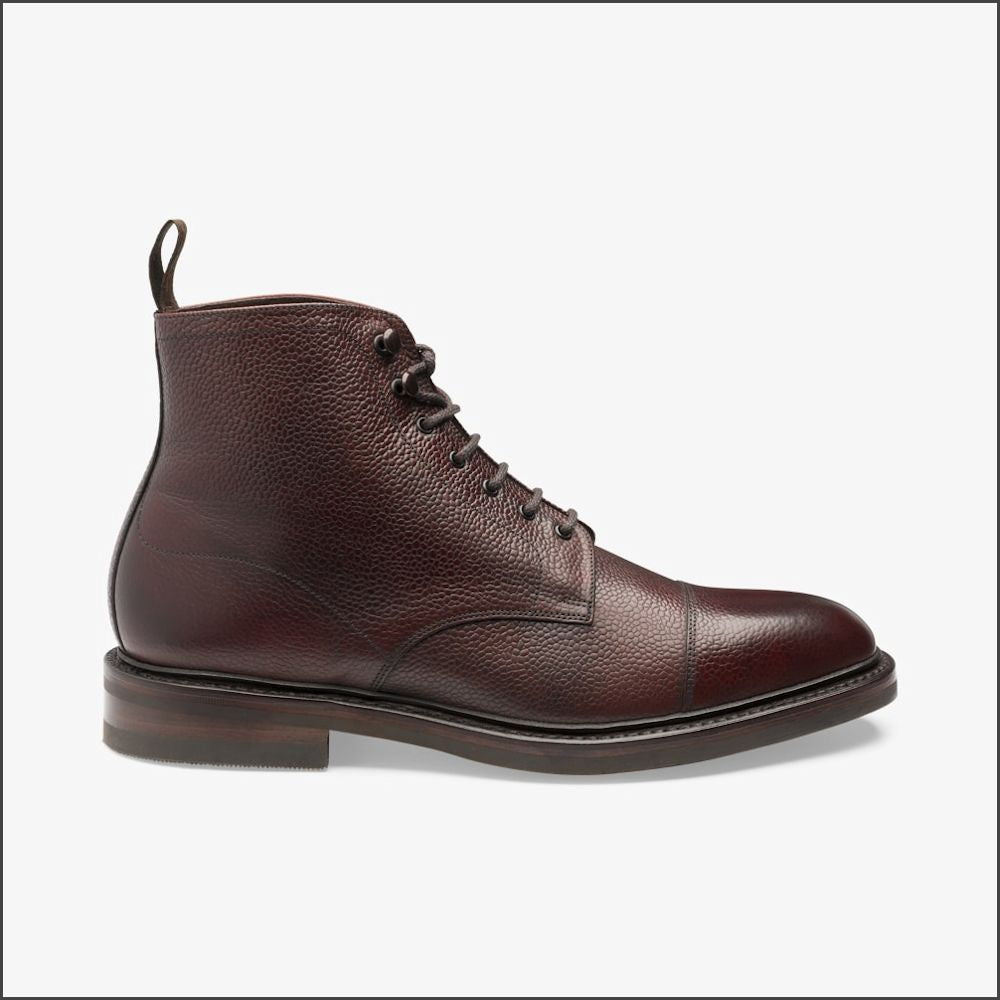 Loake Roehampton Oxblood Grain Leather Bootº | cwmenswear
